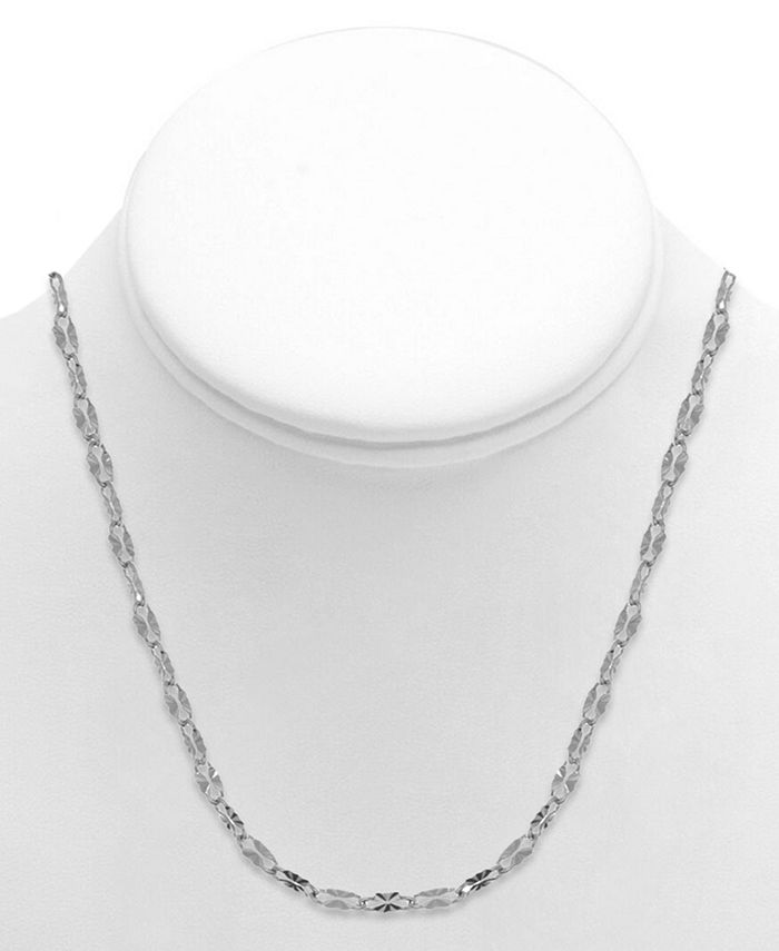 And Now This Mirror Link 18" Chain Necklace in Silver-Plate or Gold ...