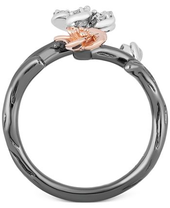 Enchanted Disney Fine Jewelry Enchanted Disney Diamond Mulan Flower ...