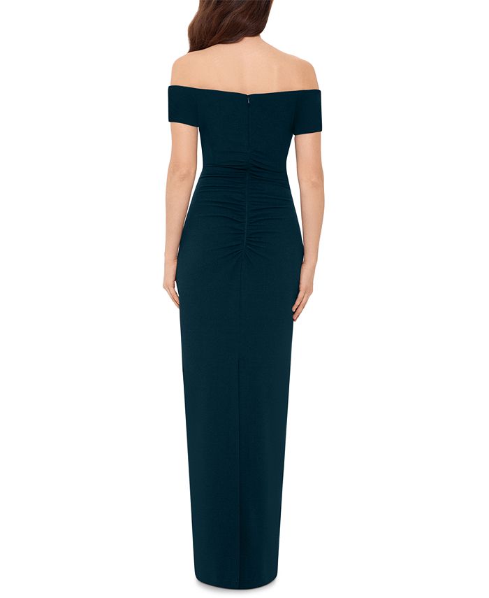 XSCAPE Off-The-Shoulder Gown - Macy's