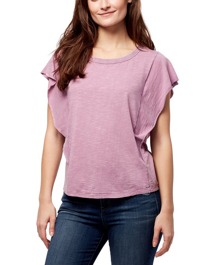 WILLIAM RAST Flutter Dolman-Sleeve Top - Macy's