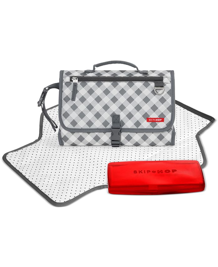 Skip Hop Gingham Pronto® Signature Changing Station - Macy's