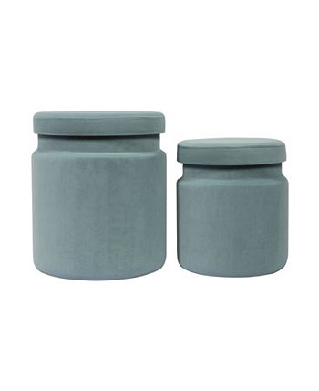 TOV Furniture Kris Storage Ottomans, Set of 2 - Macy's