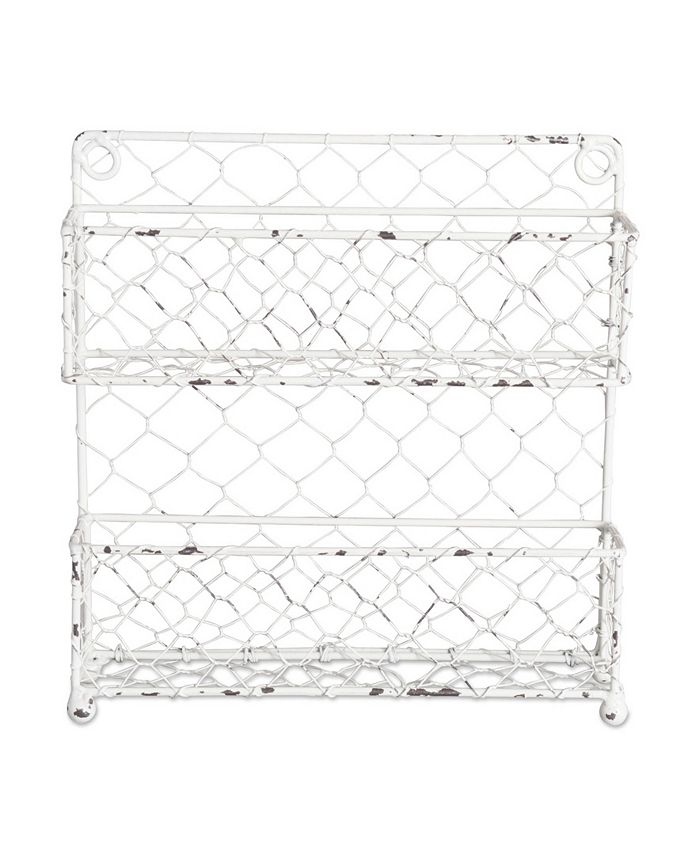 Design Imports 2 Row Chicken Wire Spice Rack - Macy's