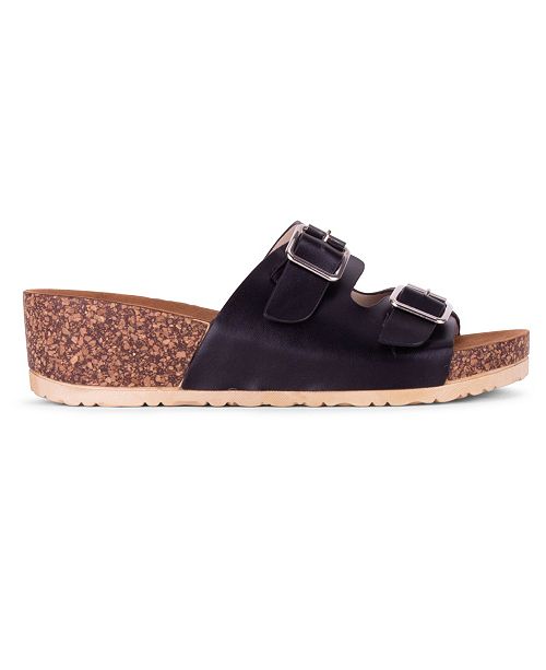 Danskin VIRTUE Slip On Double Buckle Sandal & Reviews - Sandals & Flip ...