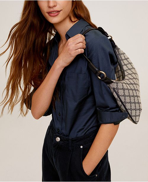 MANGO Cotton Slim-Fit T-Shirt & Reviews - Tops - Women - Macy's