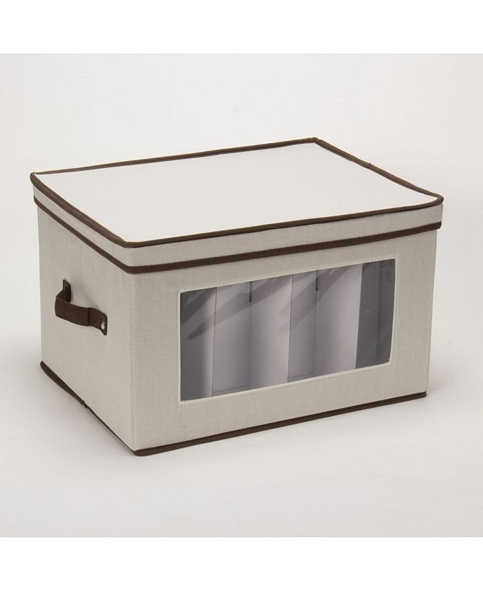 Household Essentials Stemware Storage Box - Macy's