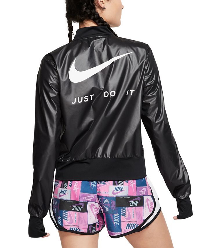 Nike Women's Bomber Running Jacket - Macy's