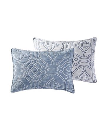 Seventh Studio Mirka 3-Piece Full/ Queen Poly/Cotton Quilt Set - Macy's