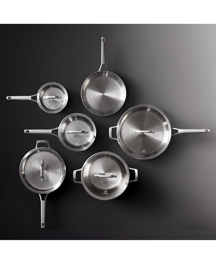 Calphalon Premier Stainless Steel Cookware Set, 11 Piece - Macy's