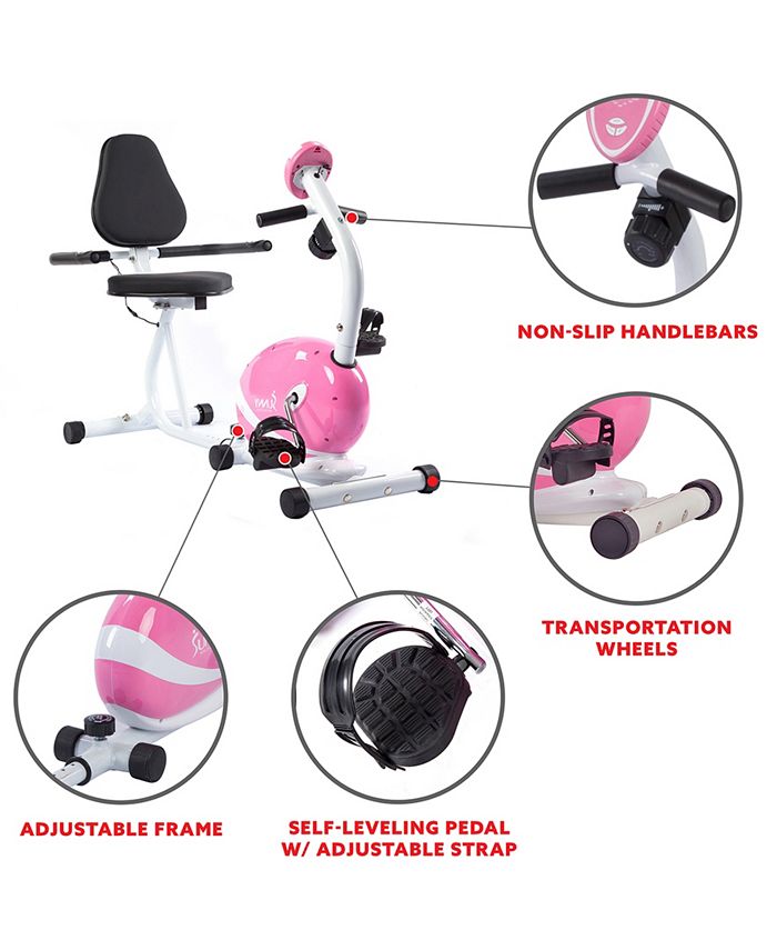 Sunny Health & Fitness Magnetic Recumbent Bike - Macy's