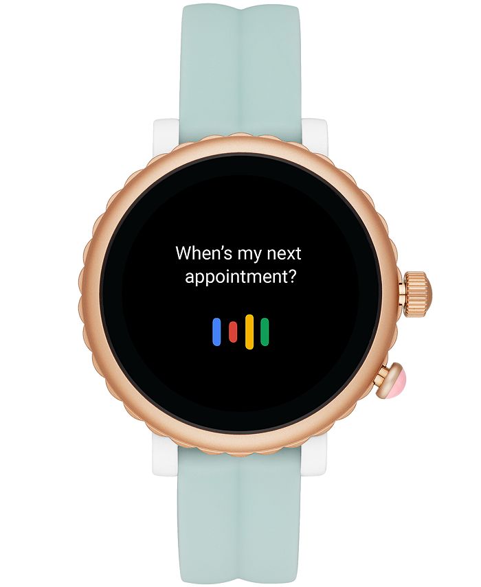kate spade new york Sport Mint Silicone Touchscreen Smartwatch, 42MM ...