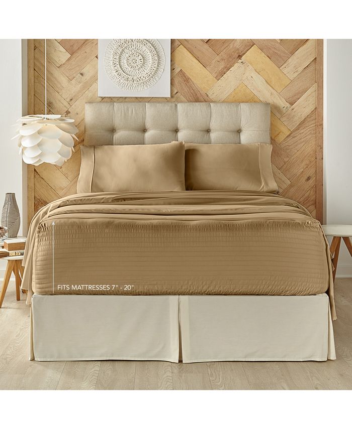 Royal Court Royal Fit 4 Pieces Sheet Set, King - Macy's