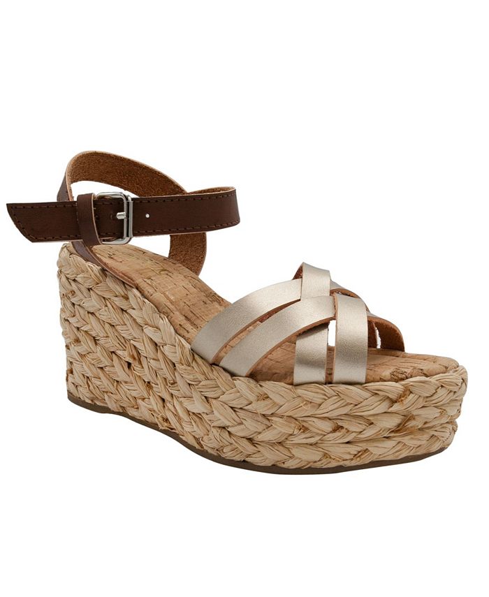 Sugar Women's Happy Platform Wedge Sandals - Macy's