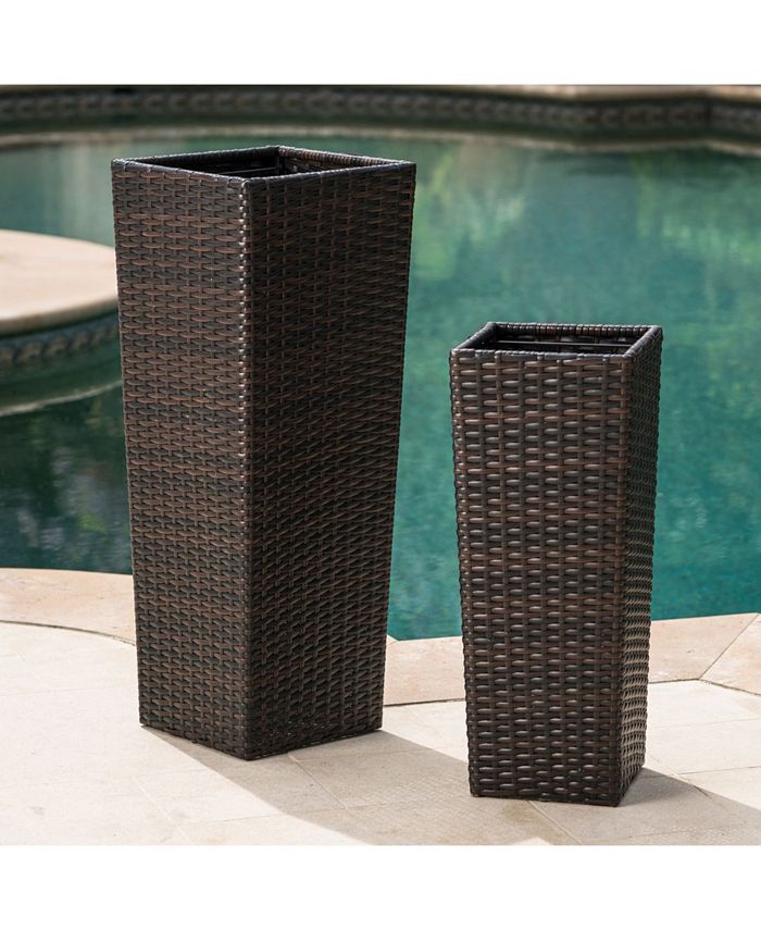 Noble House Everest Outdoor Flower Pots, Set of 2 - Macy's