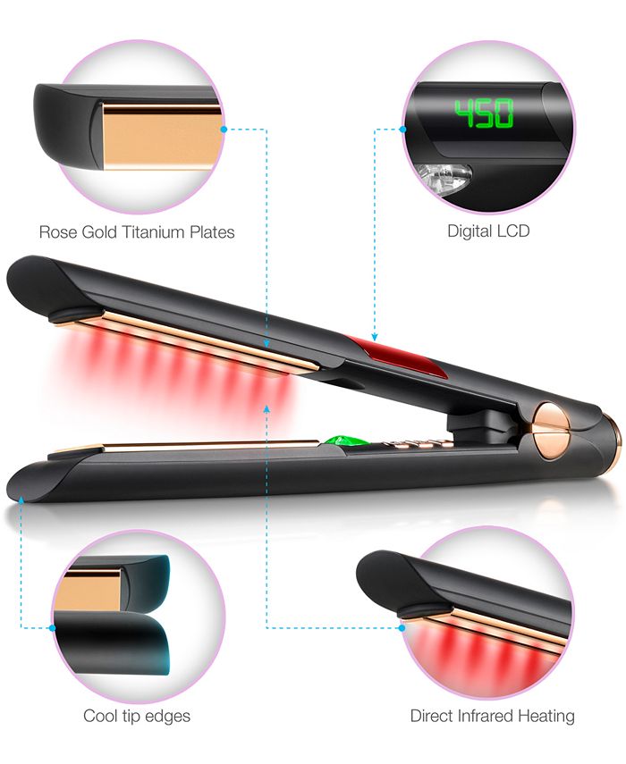 Sutra Beauty IR2 1" Infrared Flat Iron with Far Infrared Technology ...