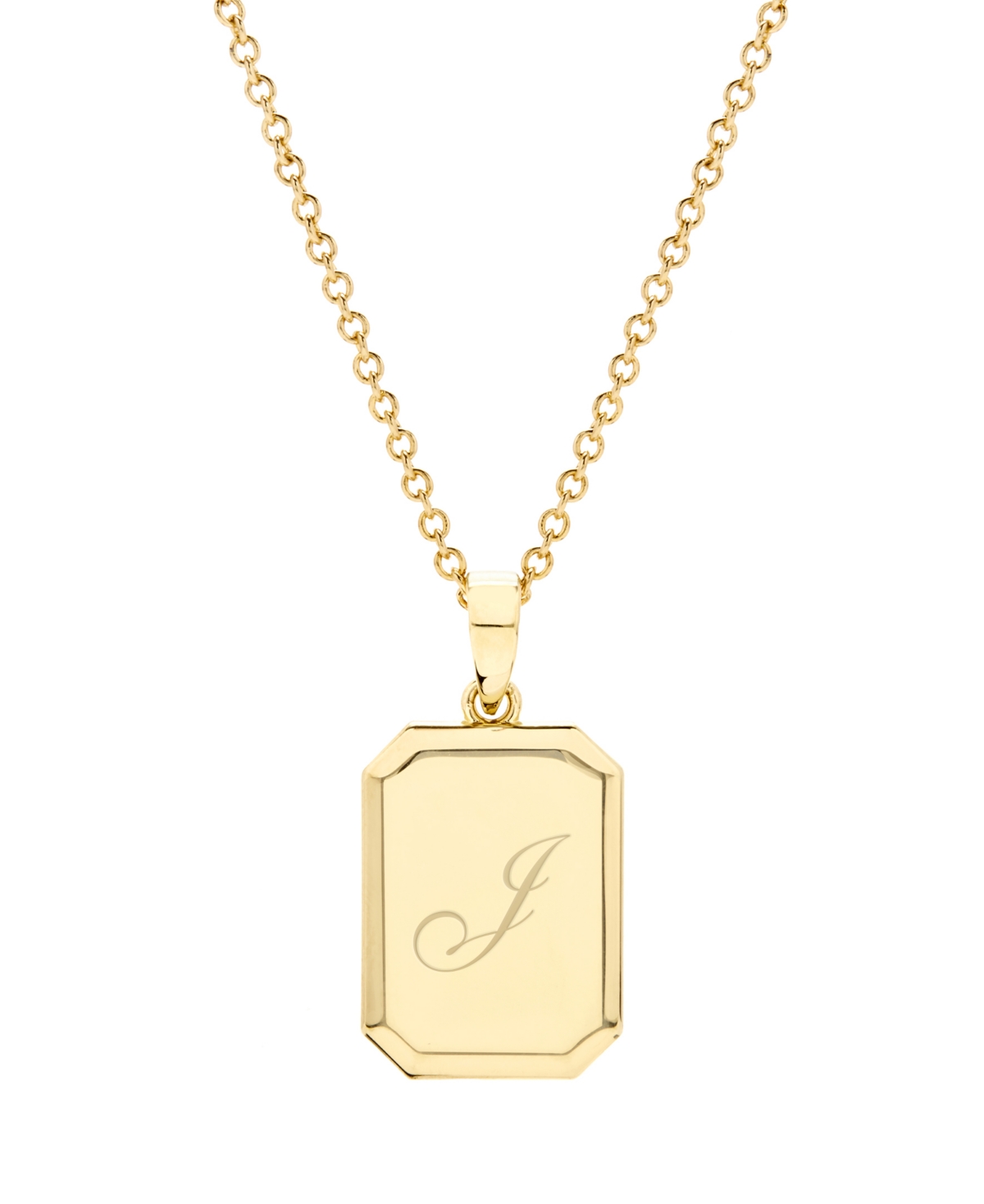 Click here for brook & york Willow Initial Pendant - Gold J prices