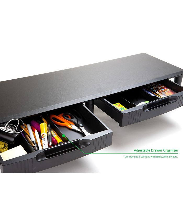 Mind Reader Large Dual Monitor Stand For Computer Screens - Macy's