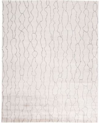 Feizy Lennox R8699 Ivory 5' x 8' Area Rug - Macy's