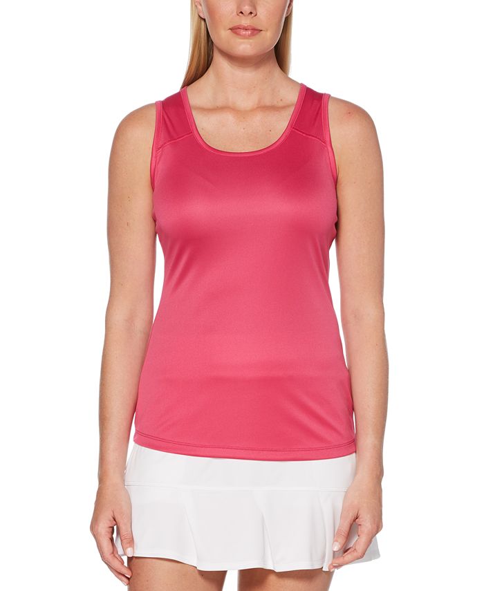 PGA TOUR Grand Slam by Cutout-Back Tank Top - Macy's