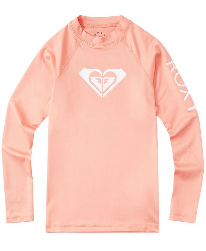 Roxy Big Girls Whole Hearted Rash Guard - Macy's