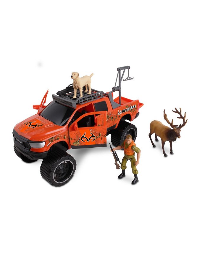 NKOK Realtree 1-18 Scale8-Piece Ram 1500 Rebel Elk Hunting Playset ...