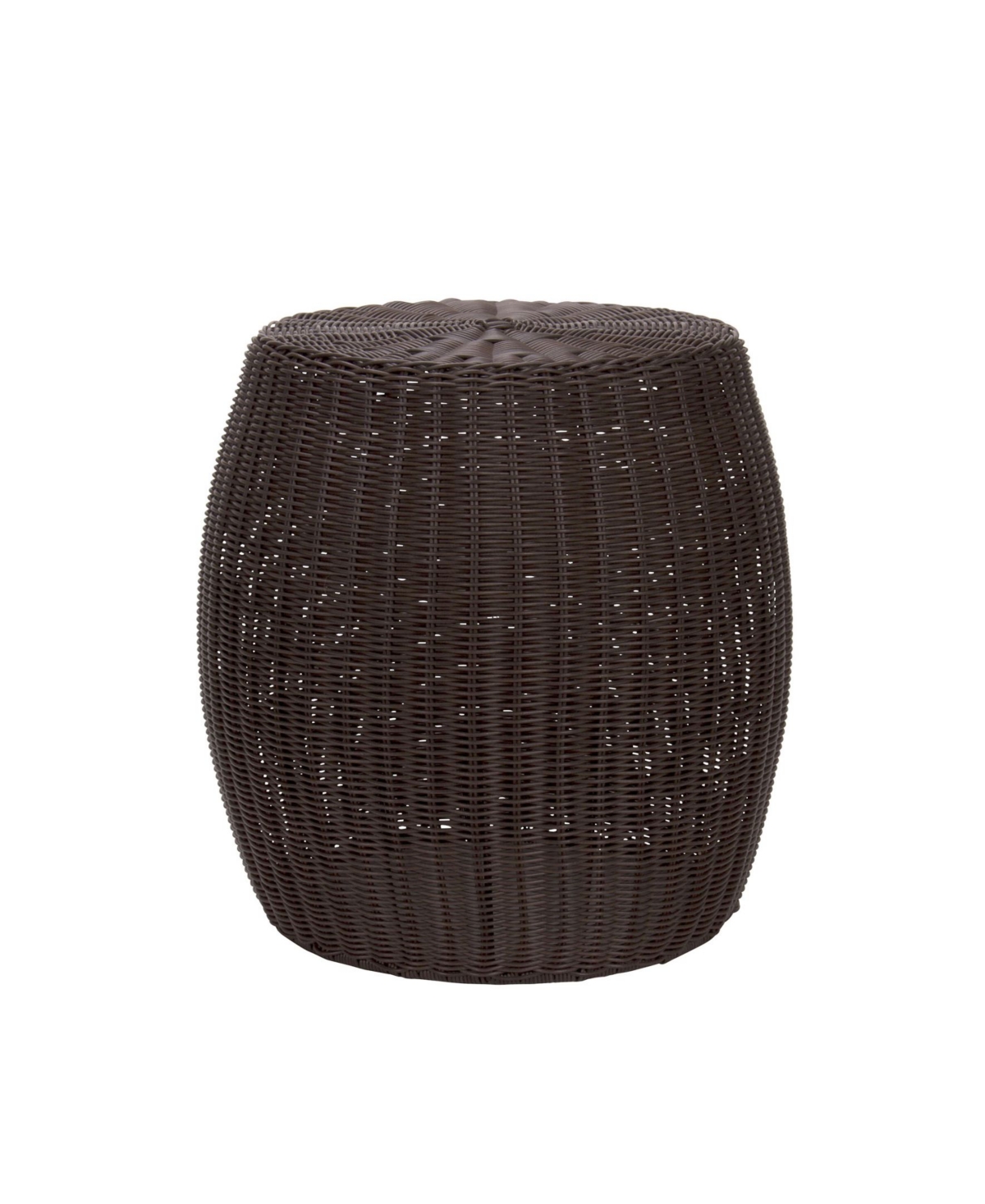 Click here for Household Essential Resin Wicker Side Table - Dark... prices