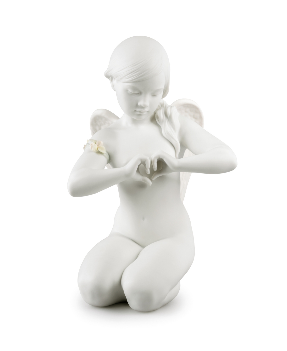 Click here for Lladro Collectible Figurine  Heavenly Heart - Whit... prices
