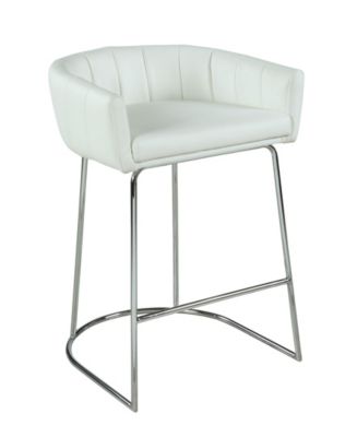 Chintaly Denise Channel Back Counter Stool - Macy's