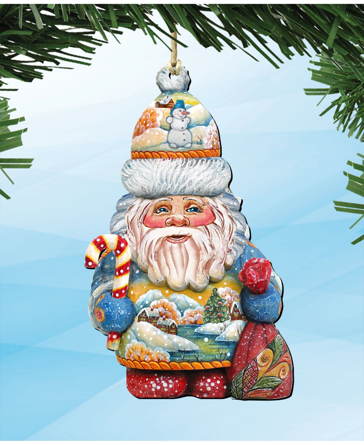 Click here for Designocracy Whimsical Winter Wonders Sant Wooden... prices