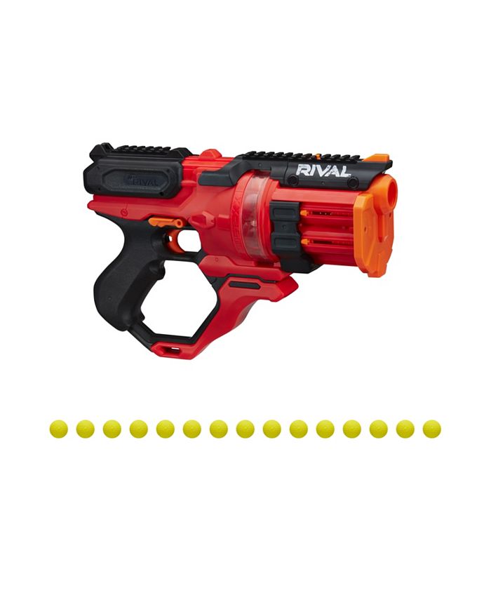 Hasbro CLOSEOUT! Nerf Rival Roundhouse XX-1500 Red Blaster -- Clear ...