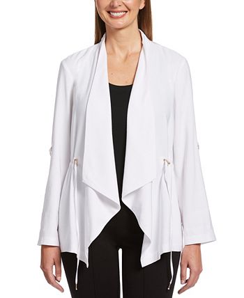Rafaella Roll Tab Draped Jacket - Macy's