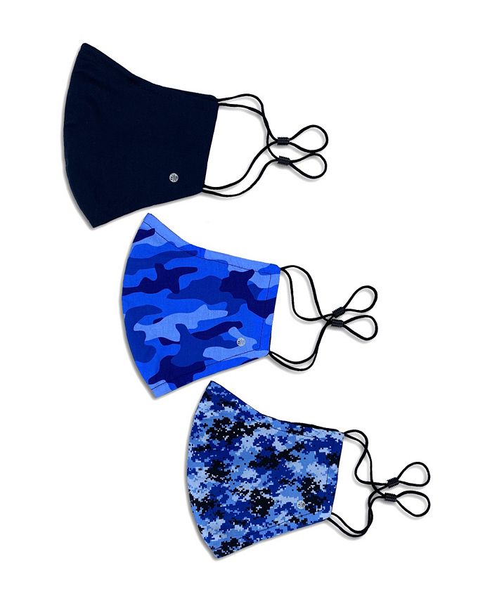 Society of Threads Unisex Curved Face Mask Camo 3-Pack & Reviews - All ...