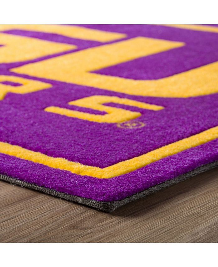 Luxury Sports Rugs Lsu Colls Purple 3'2" x 5'1" Area Rug - Macy's