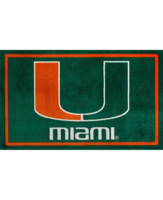 Luxury Sports Rugs Miami Colma Green 3'2" x 5'1" Area Rug - Macy's