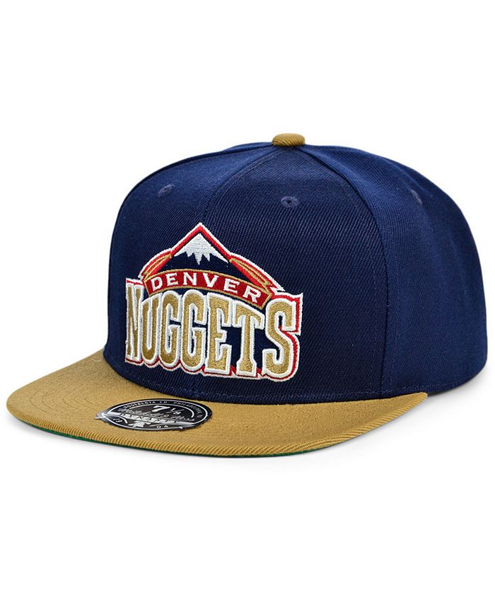 Mitchell & Ness Denver Nuggets Wool 2 Tone Fitted Cap - Macy's