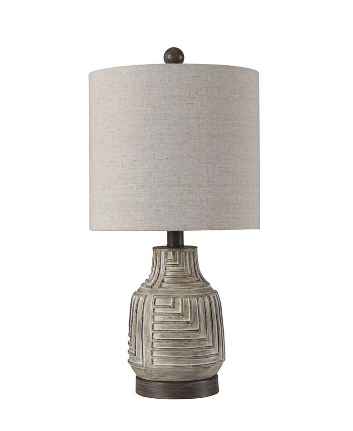 StyleCraft Maze Table Lamp - Macy's