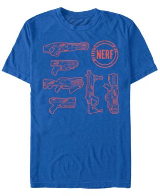 Men's Nerf Blasters Line Art Short Sleeve T-Shirt
