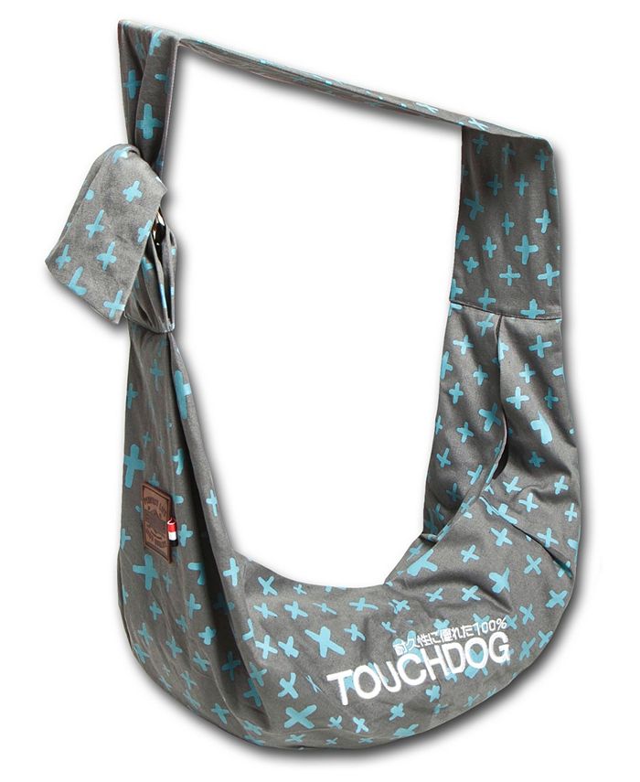 Touchdog 'Paw-Ease' Over the Shoulder Travel Sling Pet Carrier - Macy's