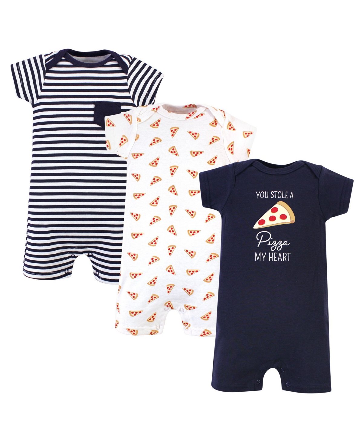 Click here for Hudson Baby Baby Boys Soft Cotton Jumpsuits - Pizz... prices