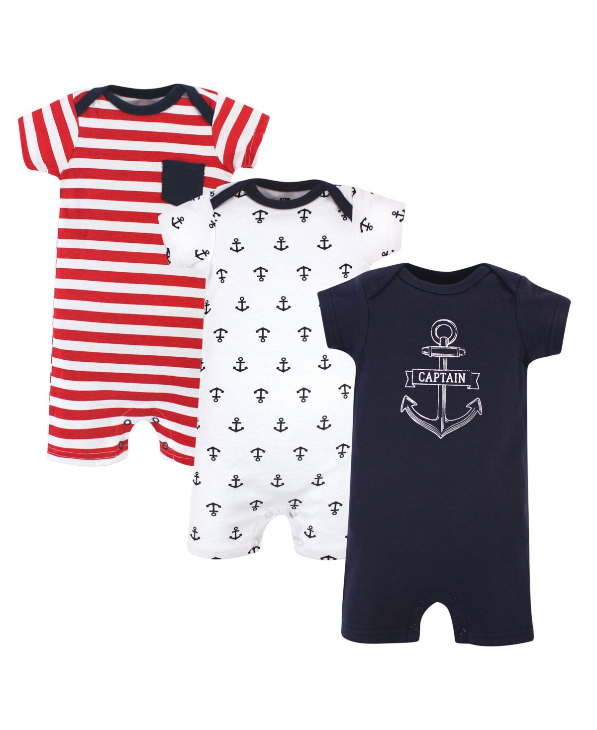 Click here for Hudson Baby Baby Boys Soft Cotton Jumpsuits - Capt... prices