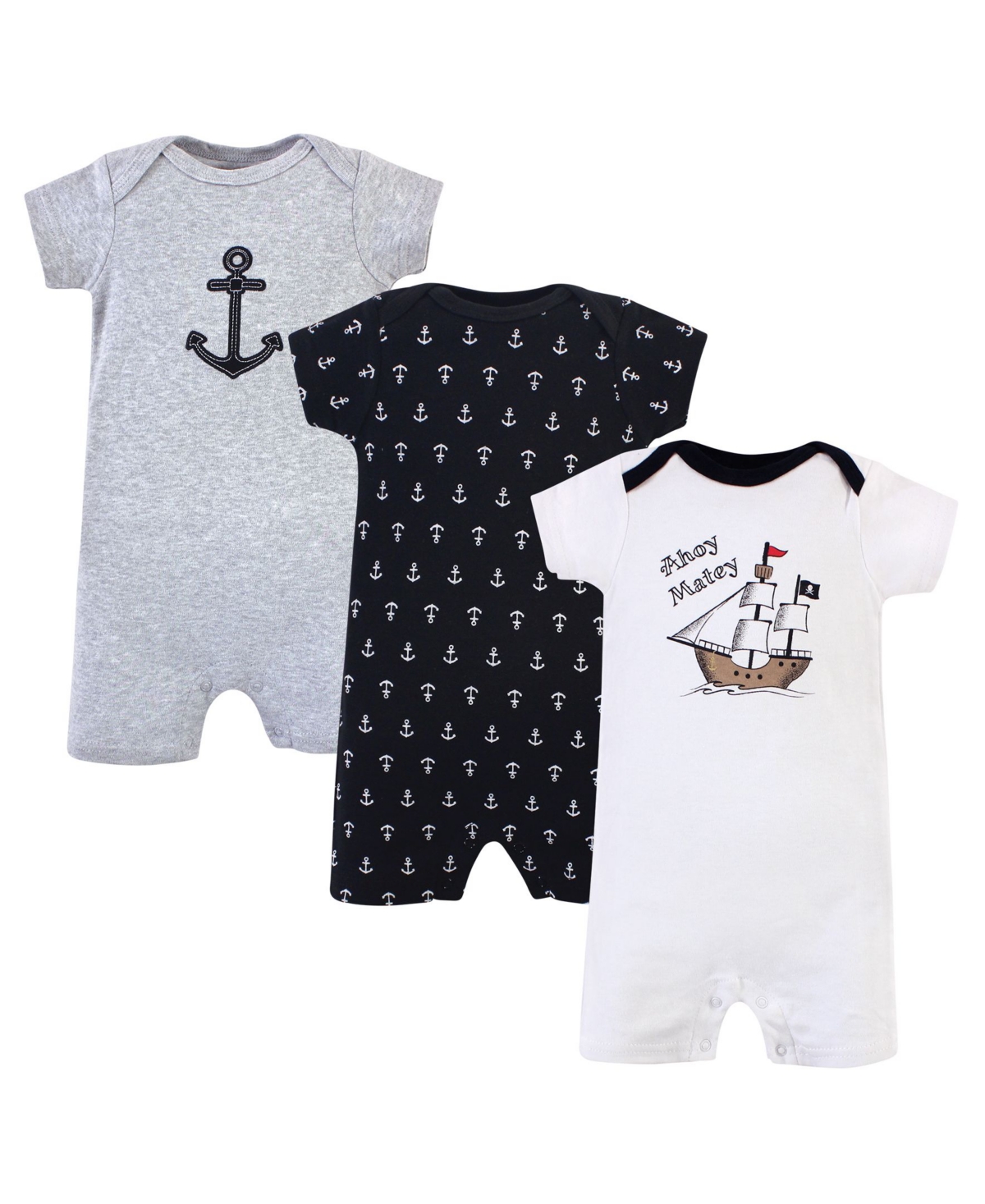 Click here for Hudson Baby Baby Boys Soft Cotton Jumpsuits - Pira... prices