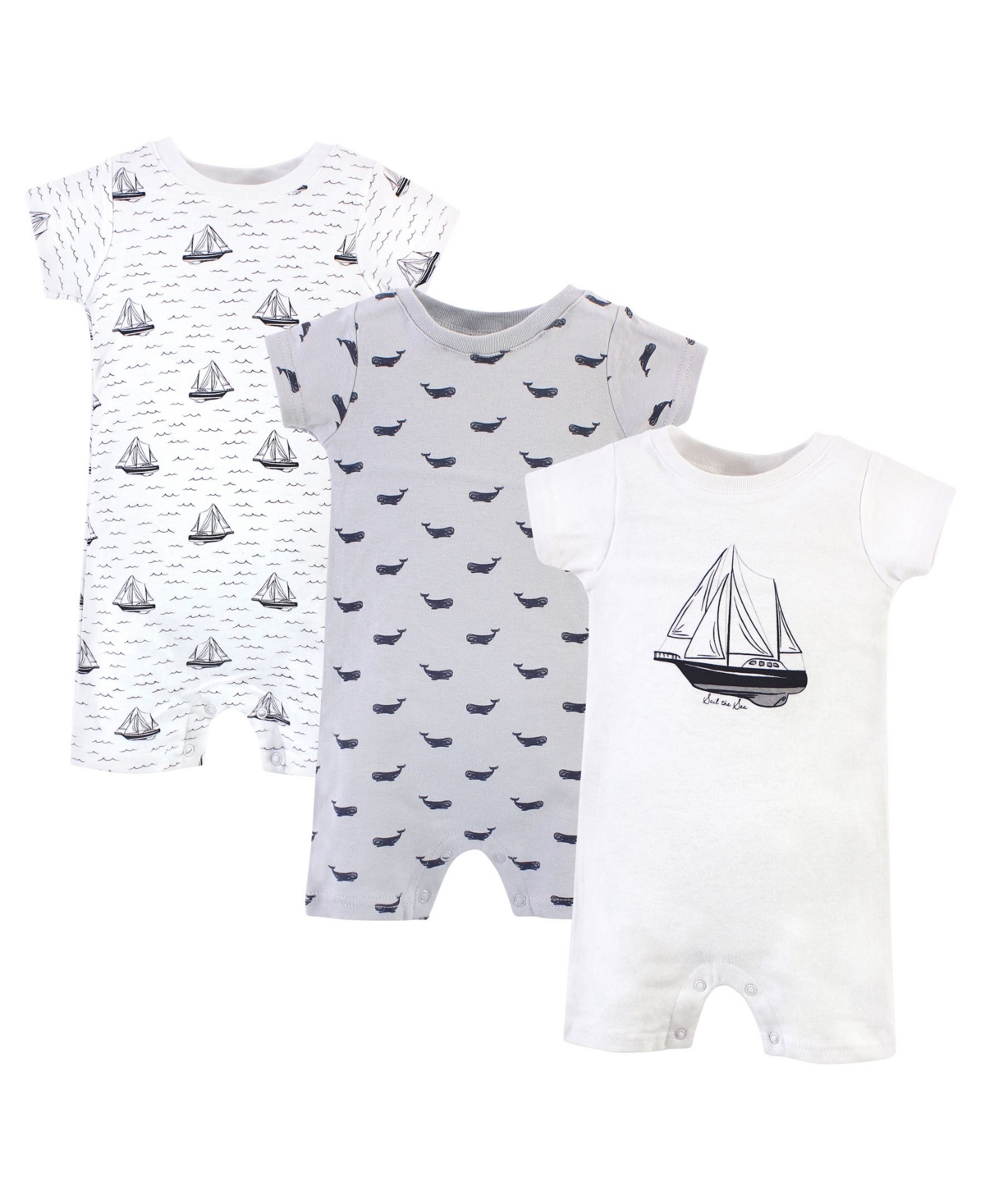 Click here for Hudson Baby Baby Boys Soft Cotton Jumpsuits - Sea... prices