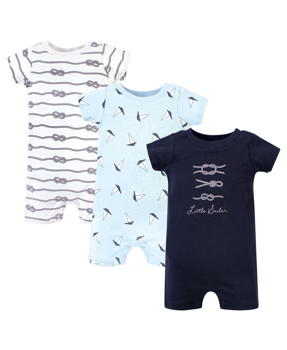Click here for Hudson Baby Baby Boys Soft Cotton Jumpsuits - Litt... prices