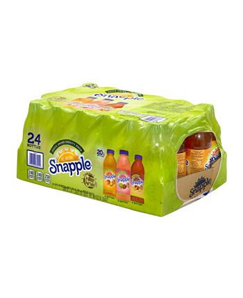 Snapple All Natural Juice Drink Variety, Pack of 24 - Macy's