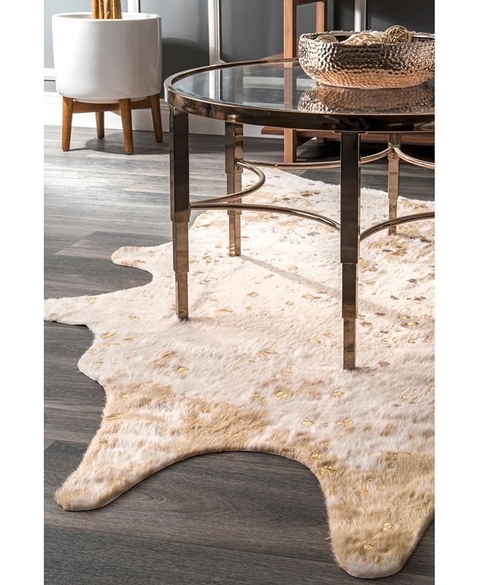 nuLoom Iraida BIBR01A Ivory 5' x 6'7" Area Rug - Macy's