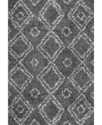 nuLoom Iola OZSG18B Gray 6'7" x 9' Area Rug - Macy's