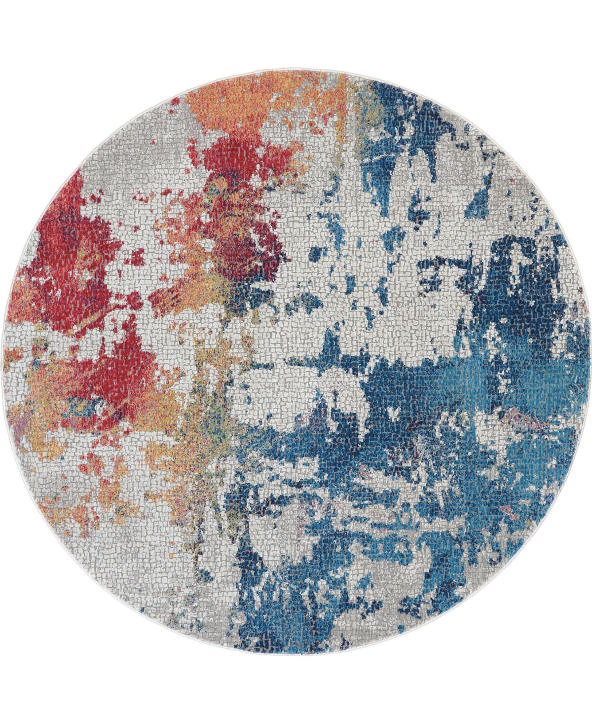 Click here for Nourison Home Ankara Global ANR10 Multi 6 Round Ru... prices