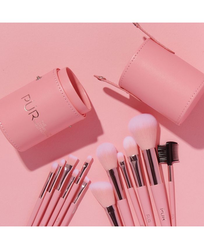 PÜR PUR Signature Travel Essentials 12pc. Cruelty-Free Brush Set - Macy's