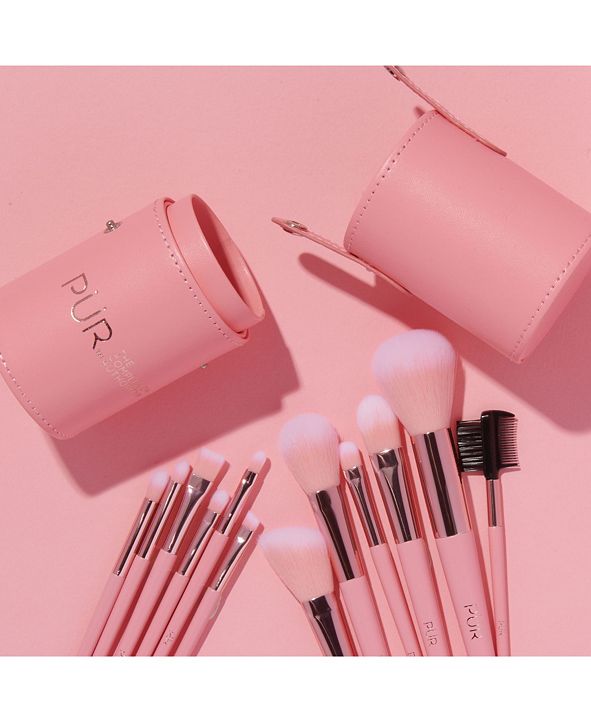 PÜR PUR Signature Travel Essentials 12pc. Cruelty-Free Brush Set ...