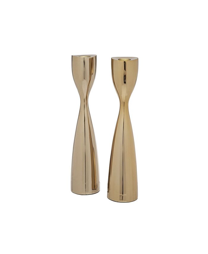 Godinger Candlesticks Faceted Set of 2 - Macy's